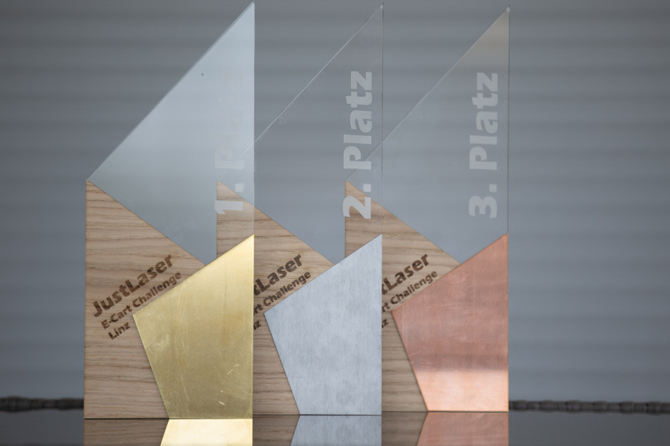 Engraving cups and trophies with a laser | justlaser.com